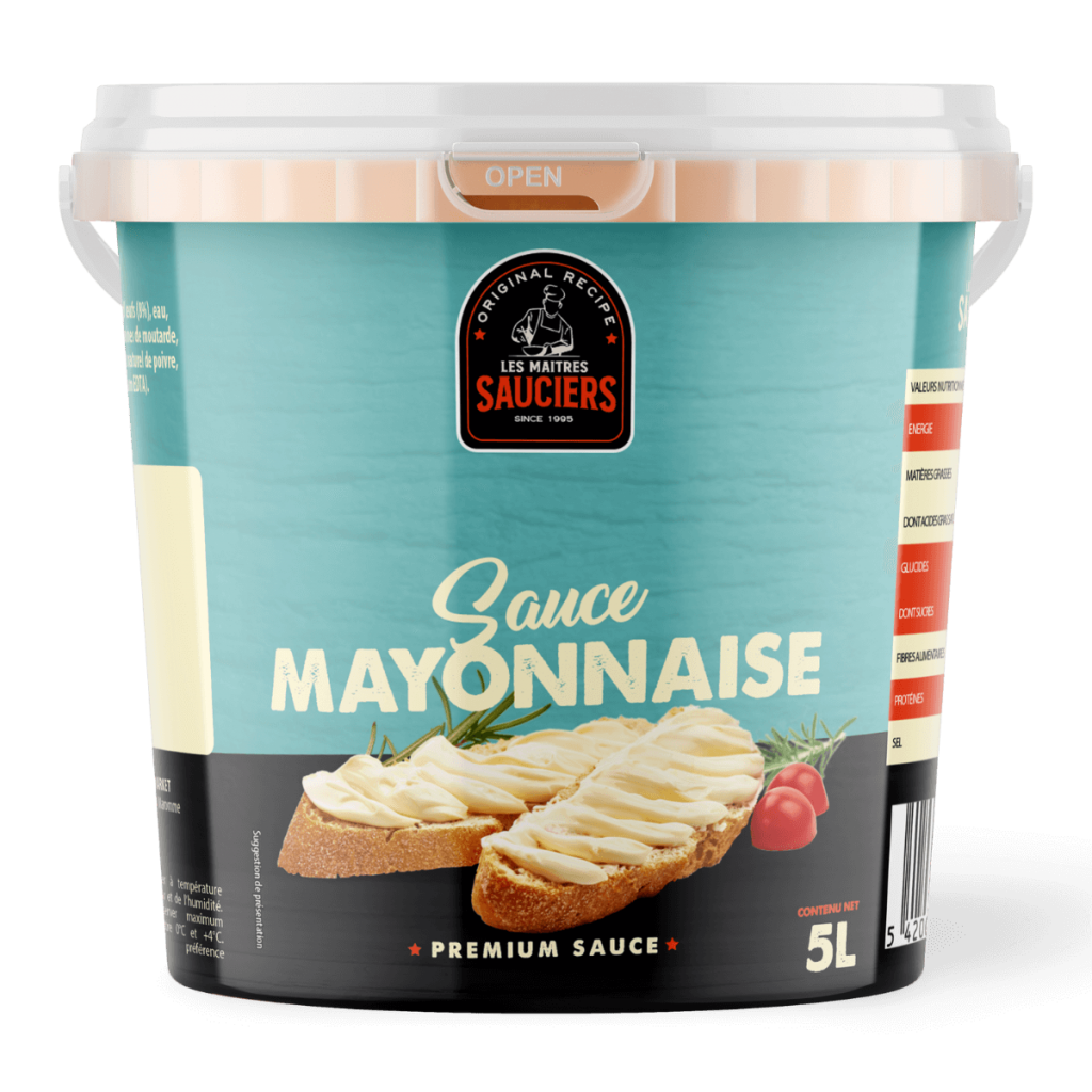 Les Maîtres Sauciers Sauce Mayonnaise - Bidon de 5L - Salamarket