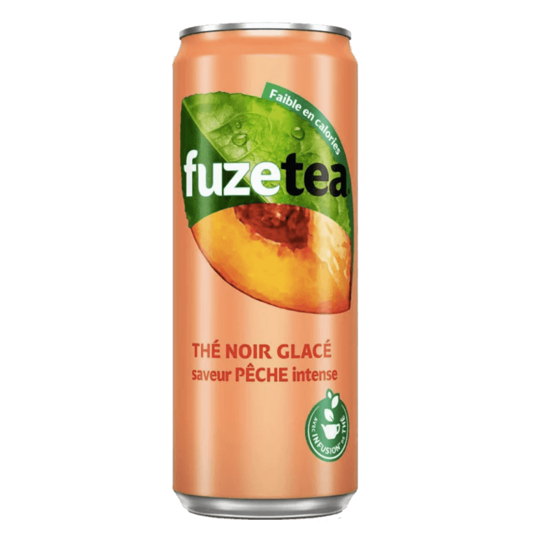 Fuze Tea Thé Noir Glacé 24 Canettes 33cL - Salamarket
