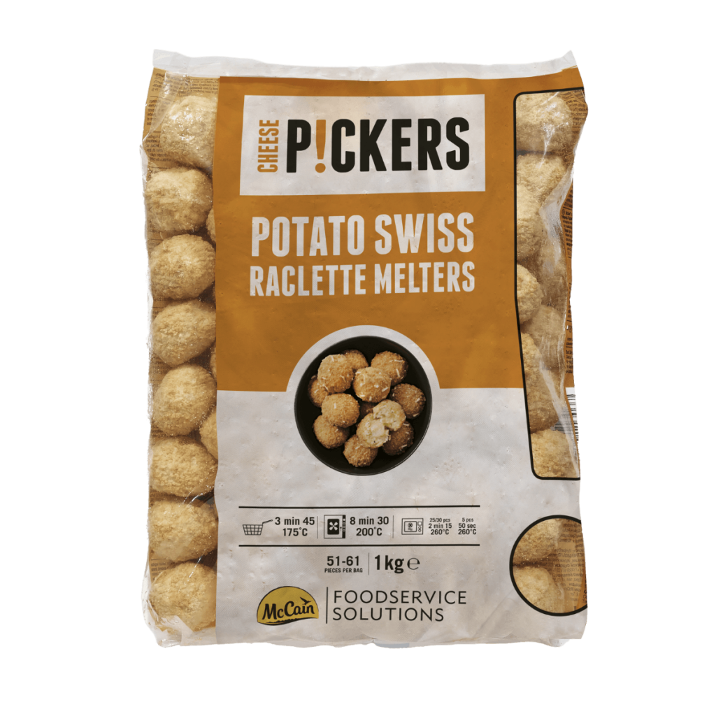 McCain Cheese Pickers Potato Swiss Raclette Melters - Salamarket