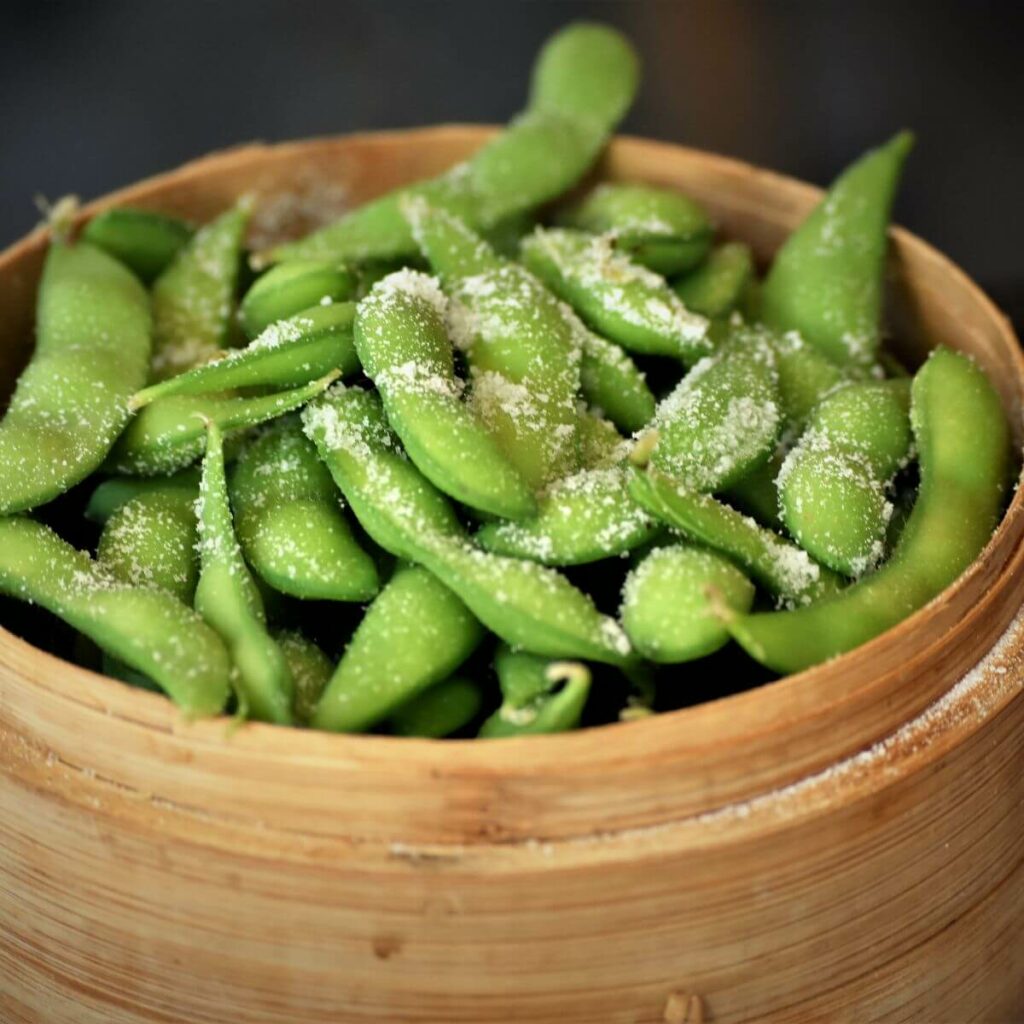 Shioyude Edamame soja vert Mukimi - Salamarket